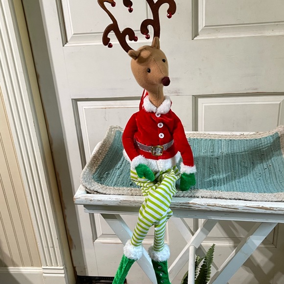 Holiday | Mr And Ms Reindeer Adorable With Lots Of Detail Poseable Arms ...